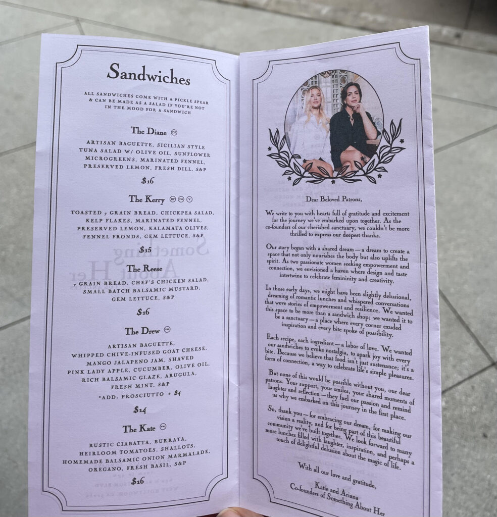 I Tried the Something About Her Sandwich Shop in West Hollywood ...